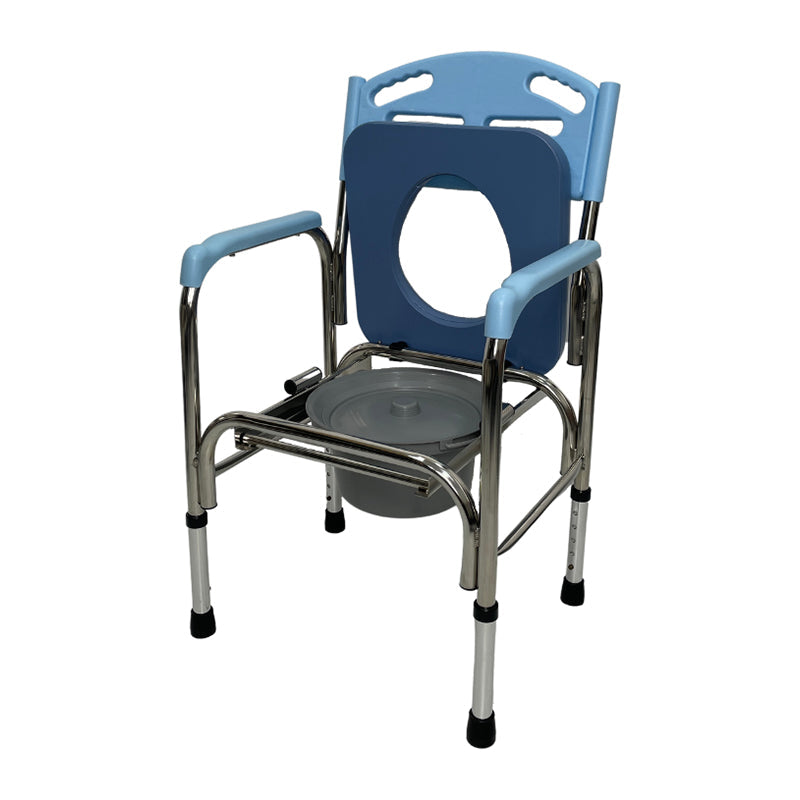 Stainless Steel Stationary Commode with Padded Seat (Made in Taiwan ...