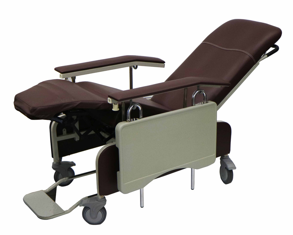 Mobile Full Reclining Geriatric Chair – Easy Wheels Pte Ltd