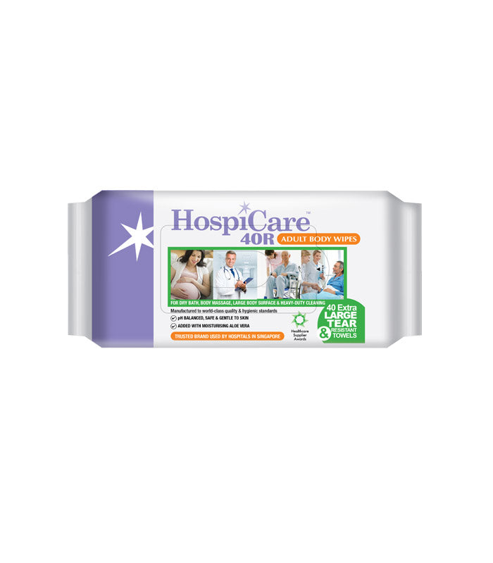 HospiCare 40R Adult Body Wipes – Easy Wheels Pte Ltd