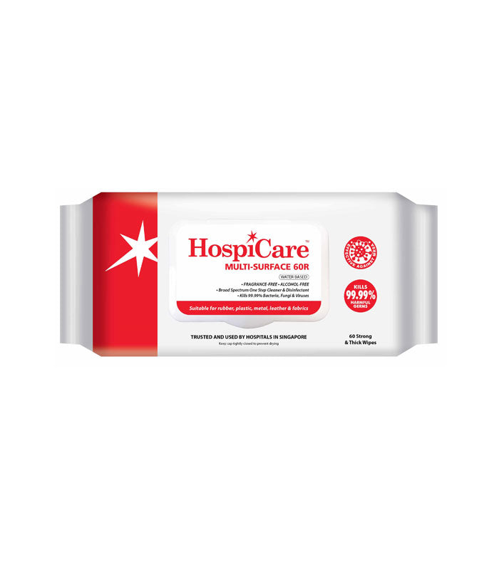 HospiCare 60R Disinfectant Wipes - $7.90/pkt – Easy Wheels Pte Ltd